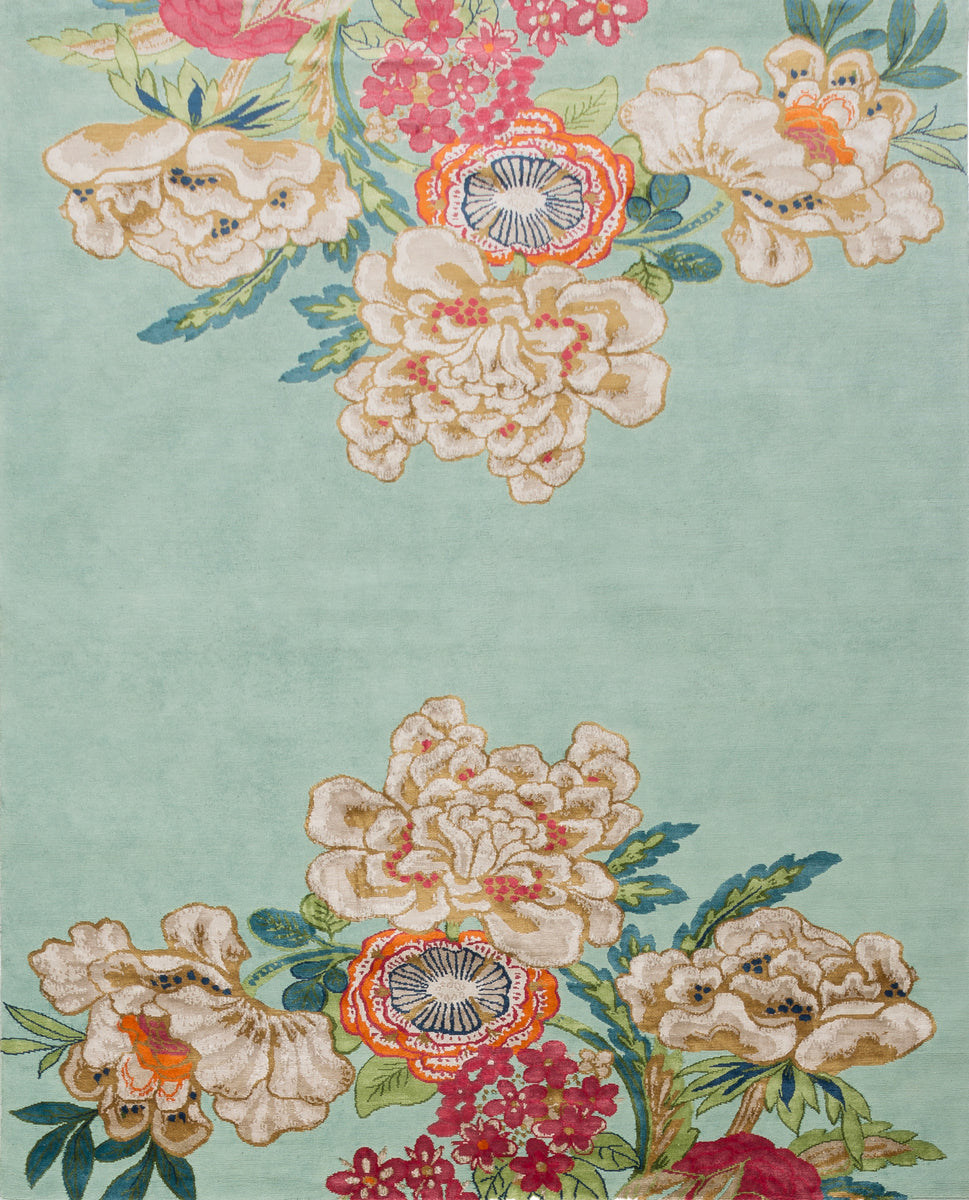 Emperor Peony Forest Green – Jennifer Manners